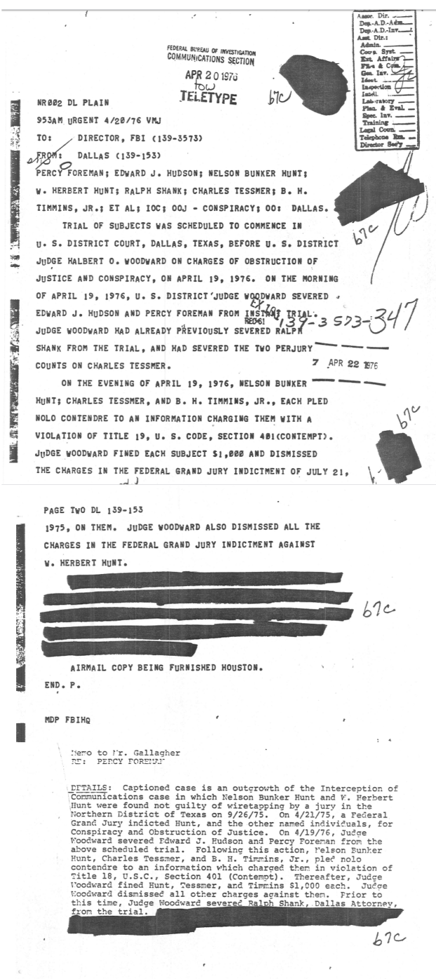 UPDATE: Did Famed Attorney / LBJ Friend Percy Foreman Blackmail Jimmy ...