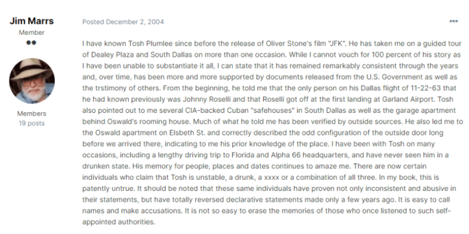 In Defense of “Tosh” Plumlee: How His Critics (unintentionally) Help to ...